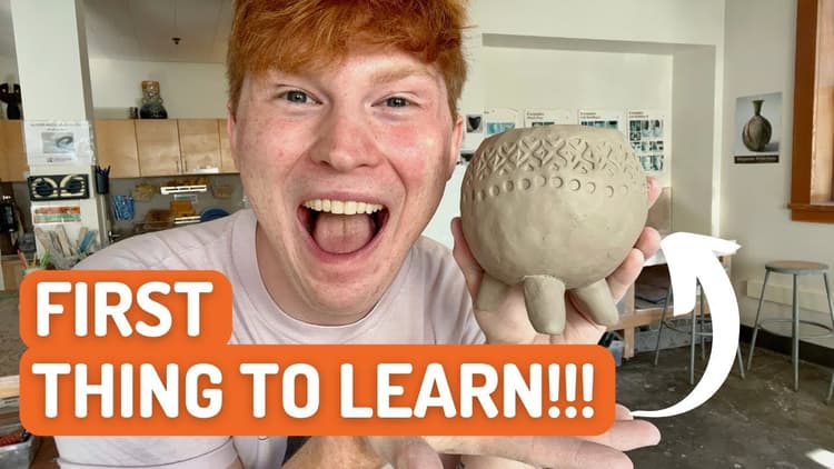 How to Make a Pinch Pot - Beginner Pottery (7 Steps)