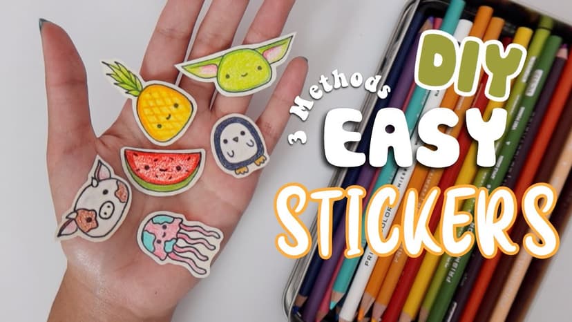 How to Make Stickers at Home - 3 Easy DIY Methods
